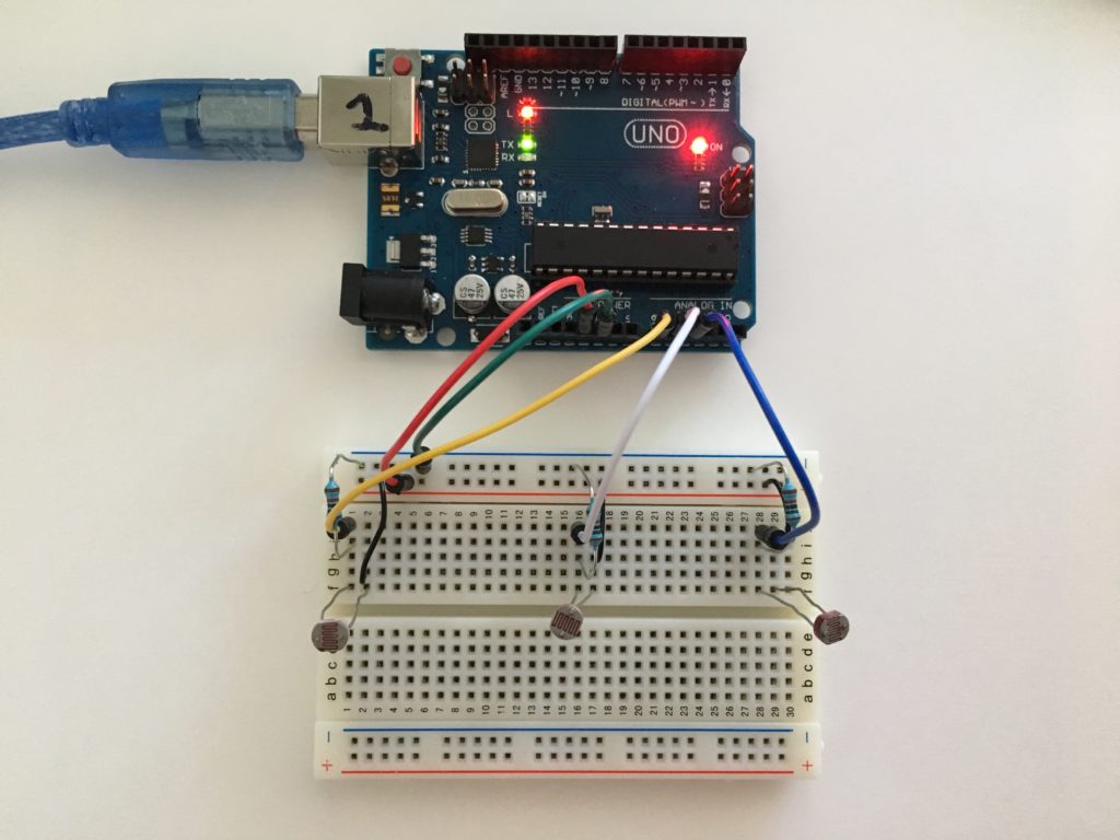 Light Following Arduino Robot using Photoresistors - Learn Robotics