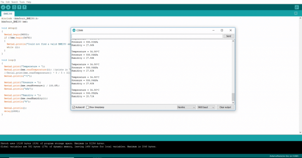 BME280 Sensor with Arduino Tutorial - Learn Robotics