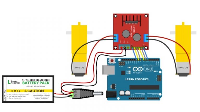L298n motor driver fritzing library - cevsa